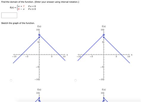 solved find the domain of the function enter your answer