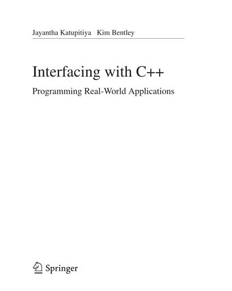 pdf interfacing with c programming real world applications pdfslide