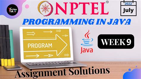 nptel programming in java week 9 quiz assignment solutions💡 swayam july 2022 iit kharagpur
