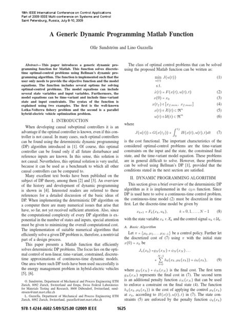 dynamic programming matlab pdf mathematical optimization dynamic programming