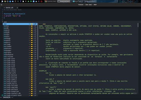 como instalar o lsp para bash e python no neovim