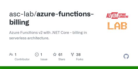 GitHub Asc Lab Azure Functions Billing Azure Functions V2 With NET