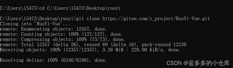 小工具随手记：windows下安装git并clone一个项目 win系统get clone csdn博客
