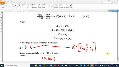 9 lecture nine transfer function of minimum order observer controller youtube