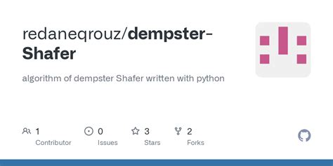github redaneqrouz dempster shafer algorithm of dempster shafer written with python