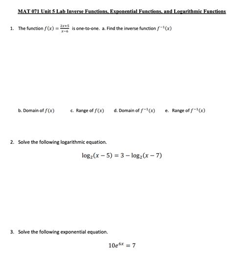 unit 7 exponential and logarithmic functions homework 6 solving equations answers tessshebaylo