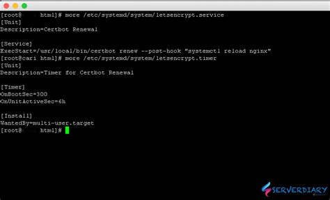 auto renew let s encrypt ssl certificate using systemd and restart nginx apache if success