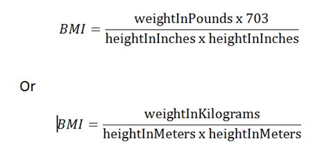 How To Calculate Bmi Equation Tessshebaylo