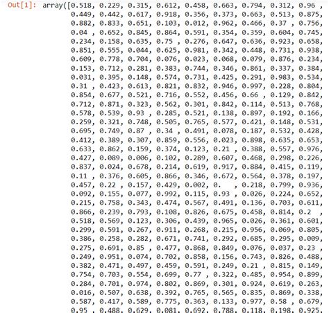 numpy array pretty print without scientific notation in python