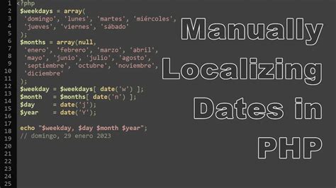 Localizing Dates In PHP BrainBell