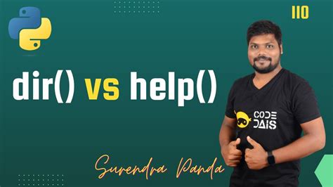 🙋‍♂️ dir vd help function in python python by surendra youtube