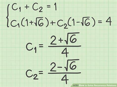 5 ways to solve recurrence relations wikihow