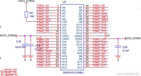 stm32cubemx配置硬件fsmc读写sram csdn博客