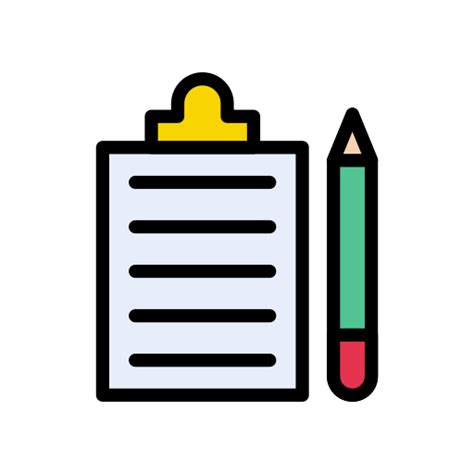Document Vector Stall Lineal Color Icon