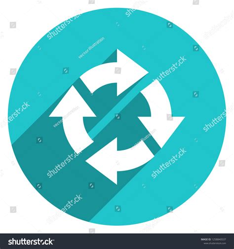Arrow Sign Reload Refresh Rotation Loop Royalty Free Stock Vector
