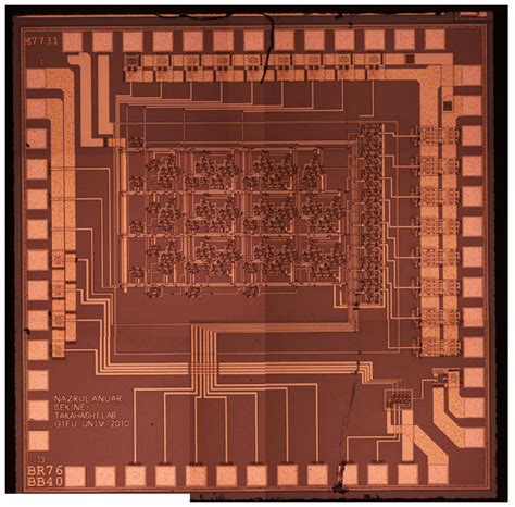 chip image of the 4 4 × bit array 2pascl multiplier using a 1 2 µm cmos download scientific