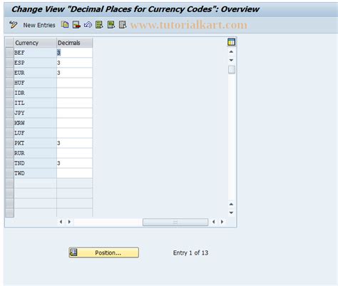 ONOT SAP Tcode Maintain Quotation Types Transaction Code