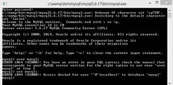 phpmyadmin mysql errors when using mysql console stack overflow 14616 hot sex picture