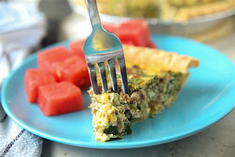 Sausage And Spinach Quiche Real Life Dinner