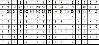 Computer Organization And Architecture ASCII CODES