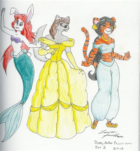 Disney Princess Anthro 1 By Animationfreek333 On Deviantart