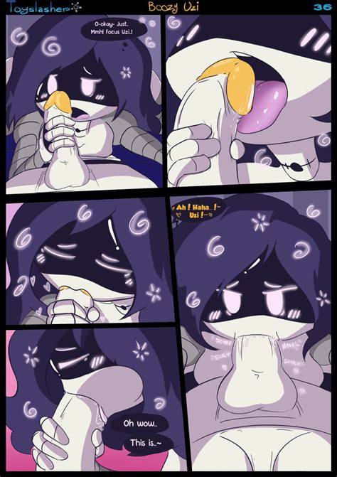 Rule 34 Boozy Uzi Comic Dialogue Glitch Productions Murder Drones Newgrounds Page 36 Panels