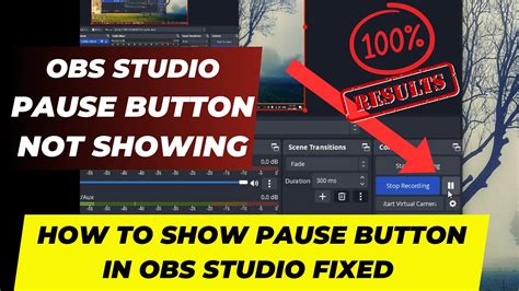 How To Get A Pause Button In OBS Studio Obs Screen Recorder Pause