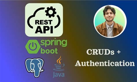 make a crud and authentication api using java spring boot by mouadbenmoussat fiverr