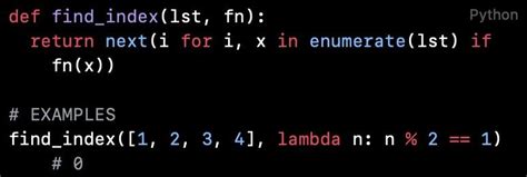 python代码阅读（第44篇）：寻找符合条件的元素的位置 知乎