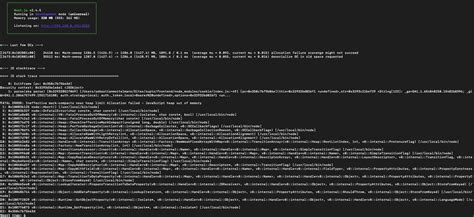 Javascript Heap Out Of Memory Issue 312 Nuxt Community Auth Module