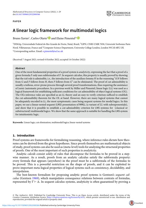 pdf a linear logic framework for multimodal logics
