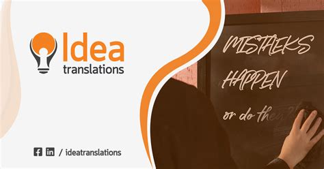Five Common Translation Mistakes And How To Avoid Them Idea Translations