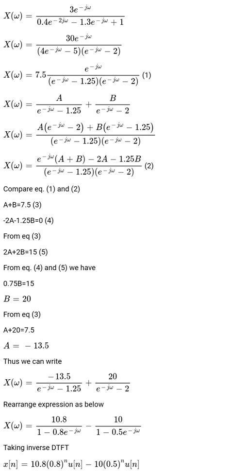 [solved] 2 calculate the dt sequence whose fourier transform is given course hero