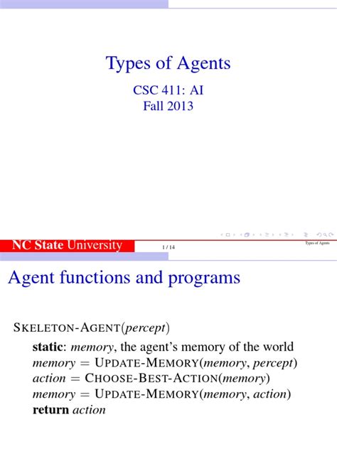 types of agents csc 411 ai fall 2013 pdf computational neuroscience systems theory