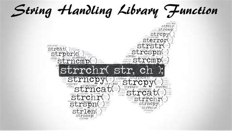 C String Library Function Strrchr Explanation And Example