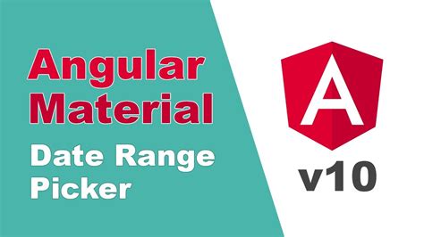 Angular Material Date Range Picker Detailed Overview 2020