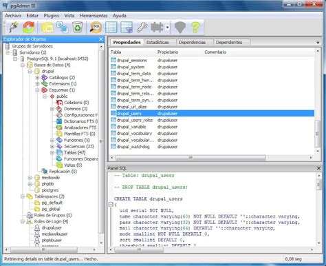 bases de datos instalación de postgresql