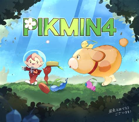 Red Pikmin Yellow Pikmin Blue Pikmin Rescue Officer Oatchi And 2 More Pikmin And 1 More