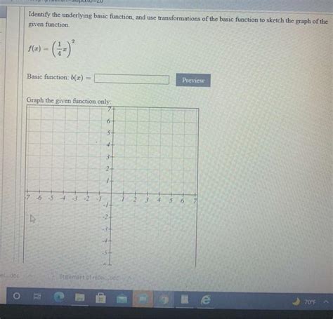 solved identify the underlying basic function and use