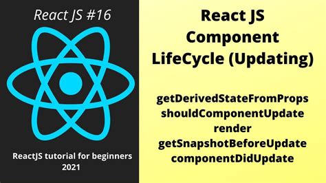 reactjs component life cycle methods with practical example part 16 youtube