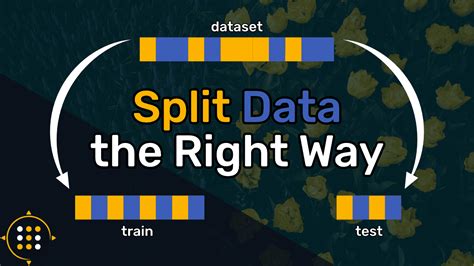 How To Split Your Dataset The Right Way