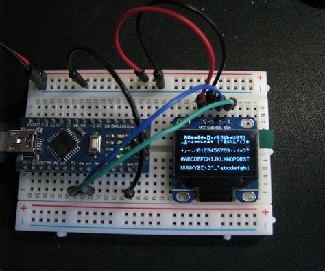 In This Instructable I Will Show You How To Connect And Test A 096 I2c Oled Display Module To