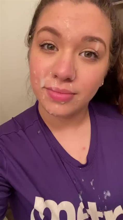 A Pretty Face Is Always Better Covered In Cum