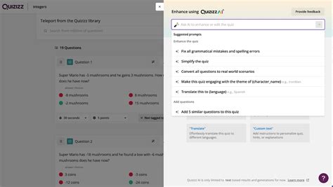 Enhance Quizzes With Quizizz AI Help Center