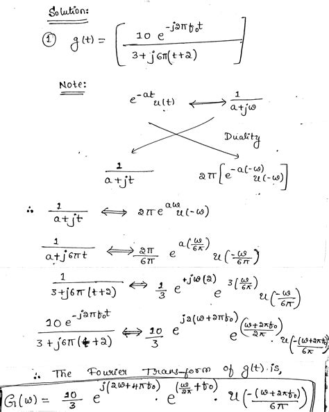 [solved] solve the fourier transform course hero