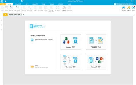 Wondershare PDFelement Review Create Edit PDF Files And A Lot More