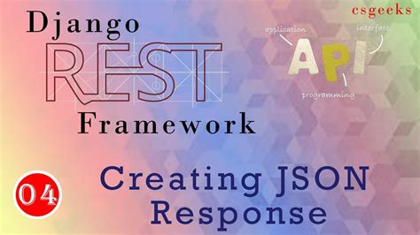 Django REST Framework 04 Creating JSON Response YouTube