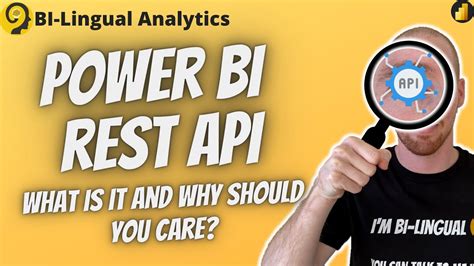 power bi rest api how to get started and what to expect as a non technical user youtube