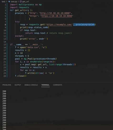 how to send multiple concurrent requests in python