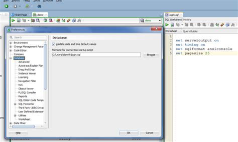 How To Format Your Script Output In Sql Developerby Default